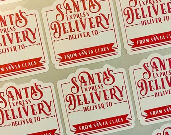 From Santa Labels | Etsy