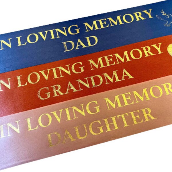 Funeral Ribbons - Etsy