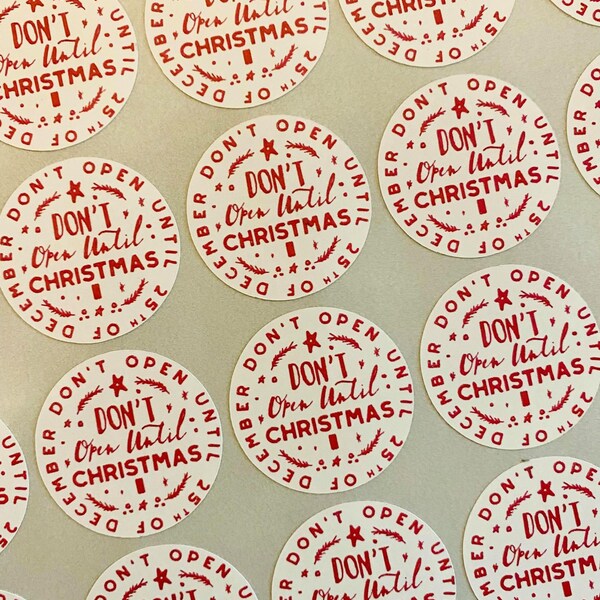 Do Not Open Until - Etsy