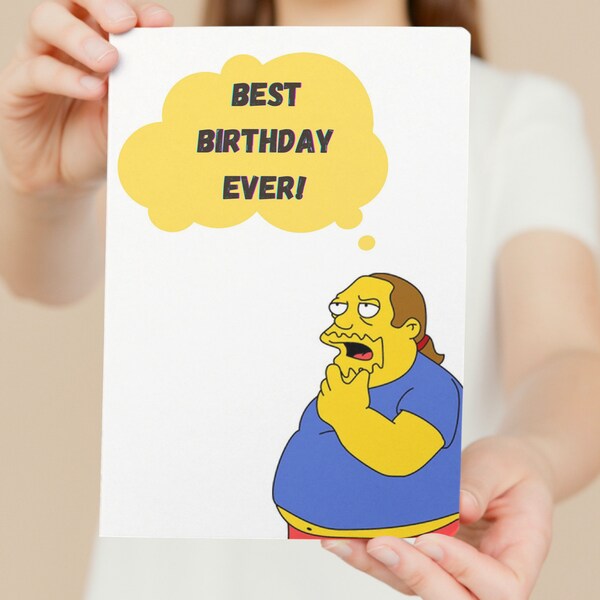 Bart Simpson Birthday Printable - Etsy Australia