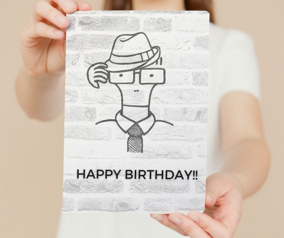 Milo Descendents Birthday Card. Punk Rock. Download and Print - Etsy ...