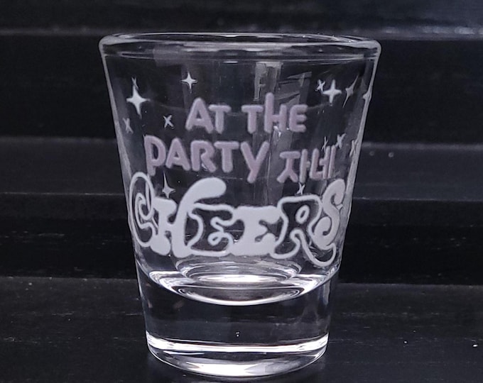 Cheers Shot Glass for Seventeen Carat Fans | Kpop Shot Glass - Etsy
