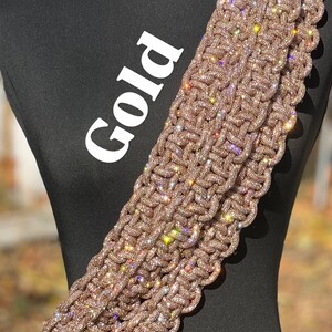 The EMPRESS CRYSTAL STRAP Handmade Crystal Rhinestone Braided Purse ...