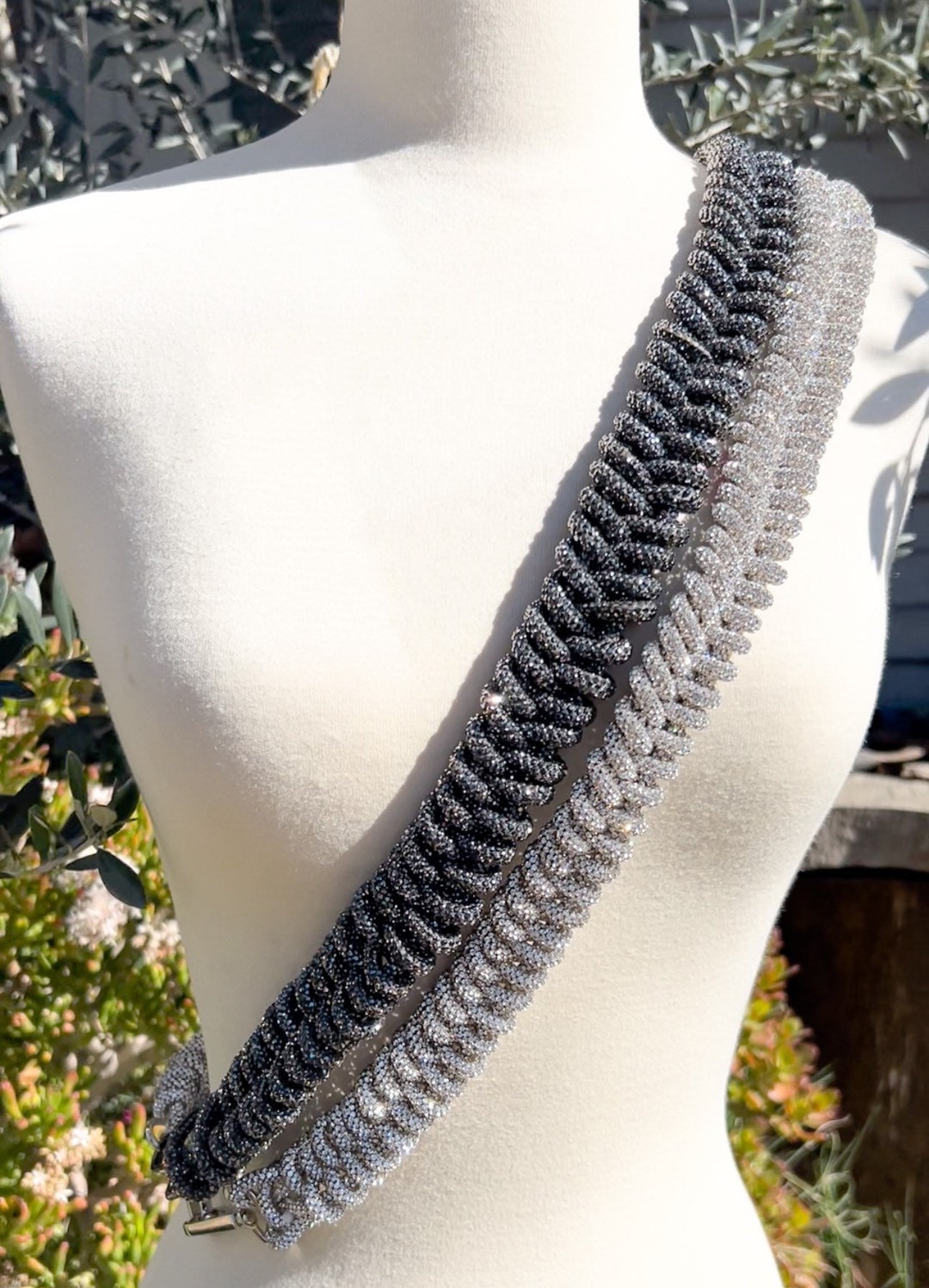 The FISHTAIL STRAP Woven Macrame Braided Purse Handbag - Etsy