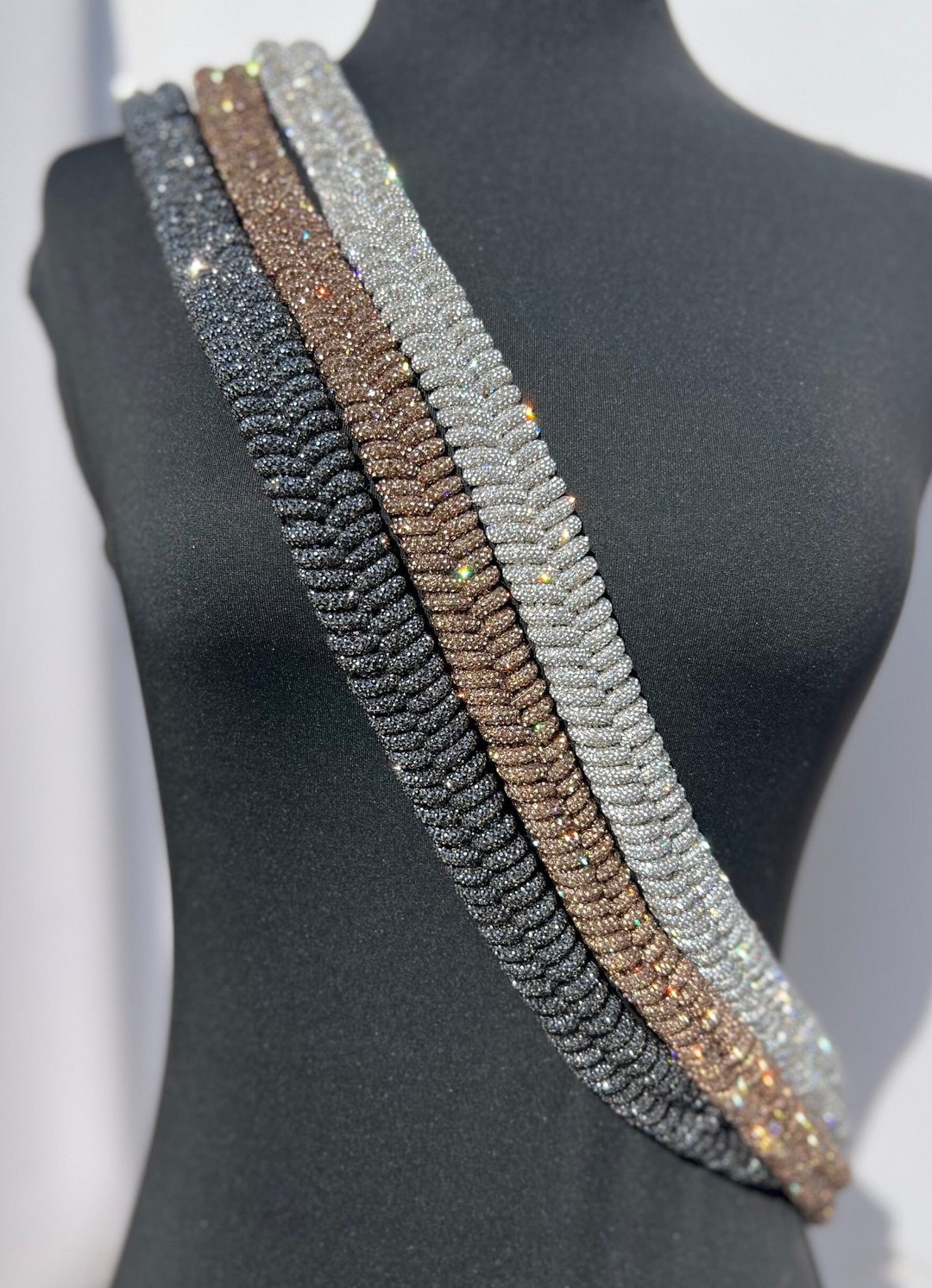 The FISHTAIL STRAP Woven Macrame Braided Purse Handbag Crossbody Guitar ...