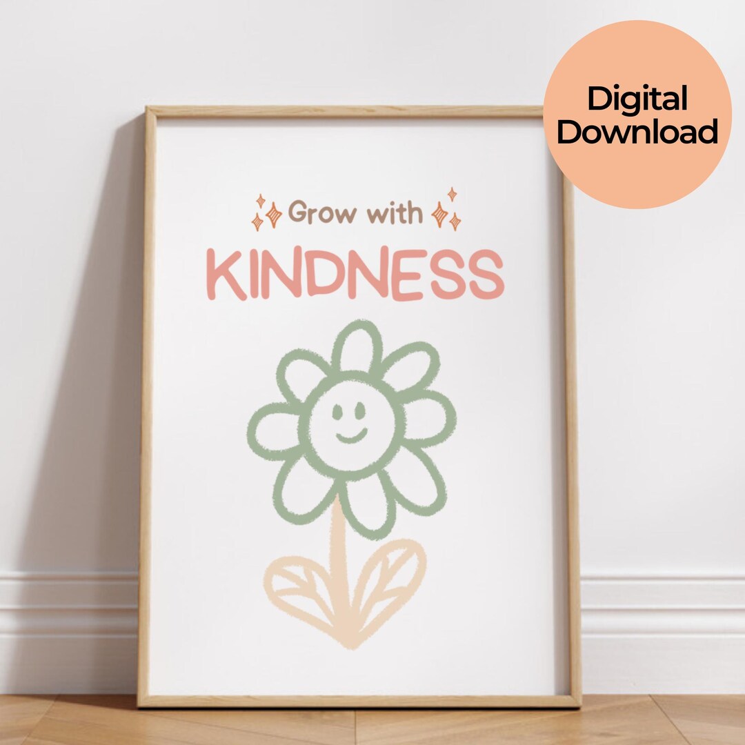Growth Mindset Poster: Boho Homeschool Decor (digital Download) - Etsy