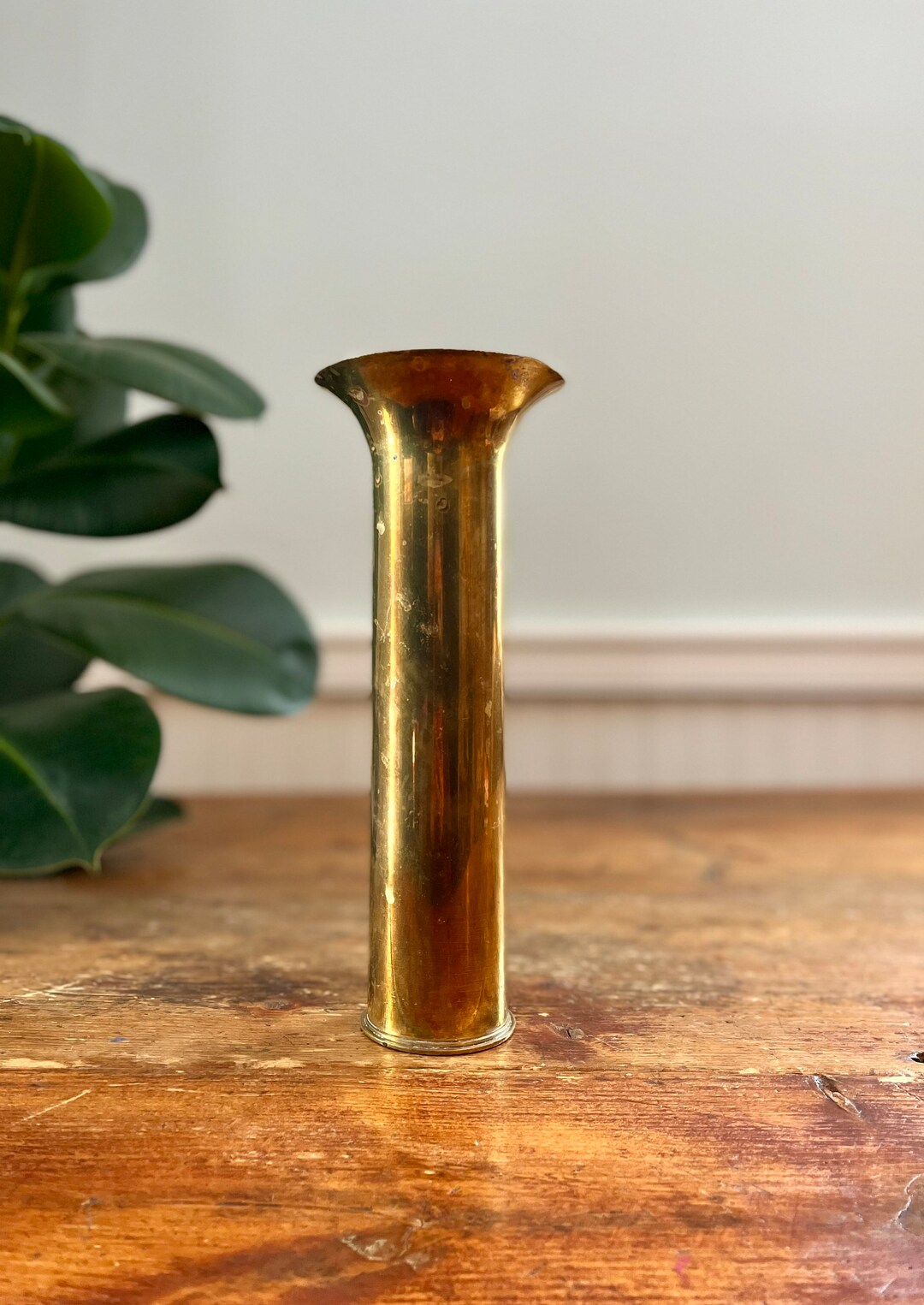 Antique Brass Shell Casing 1901 Vase / Display Piece - Etsy