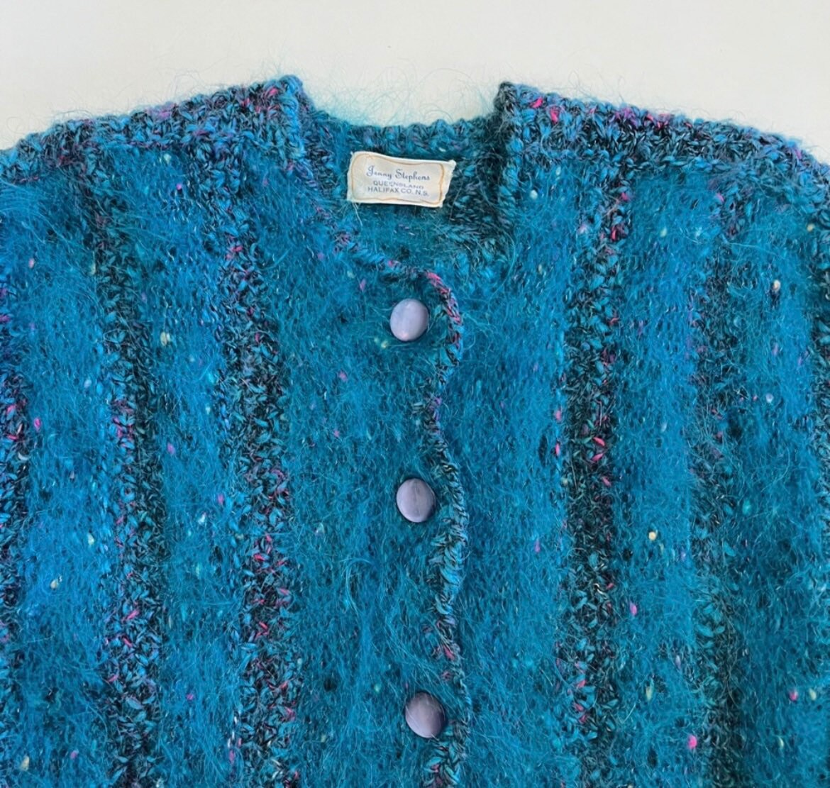 Vintage Mohair Blend Sweater Made in Halifax - Etsy