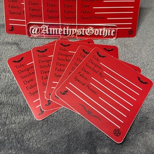 Goth Witchy Sticker Plates Set of 10description Labels for - Etsy