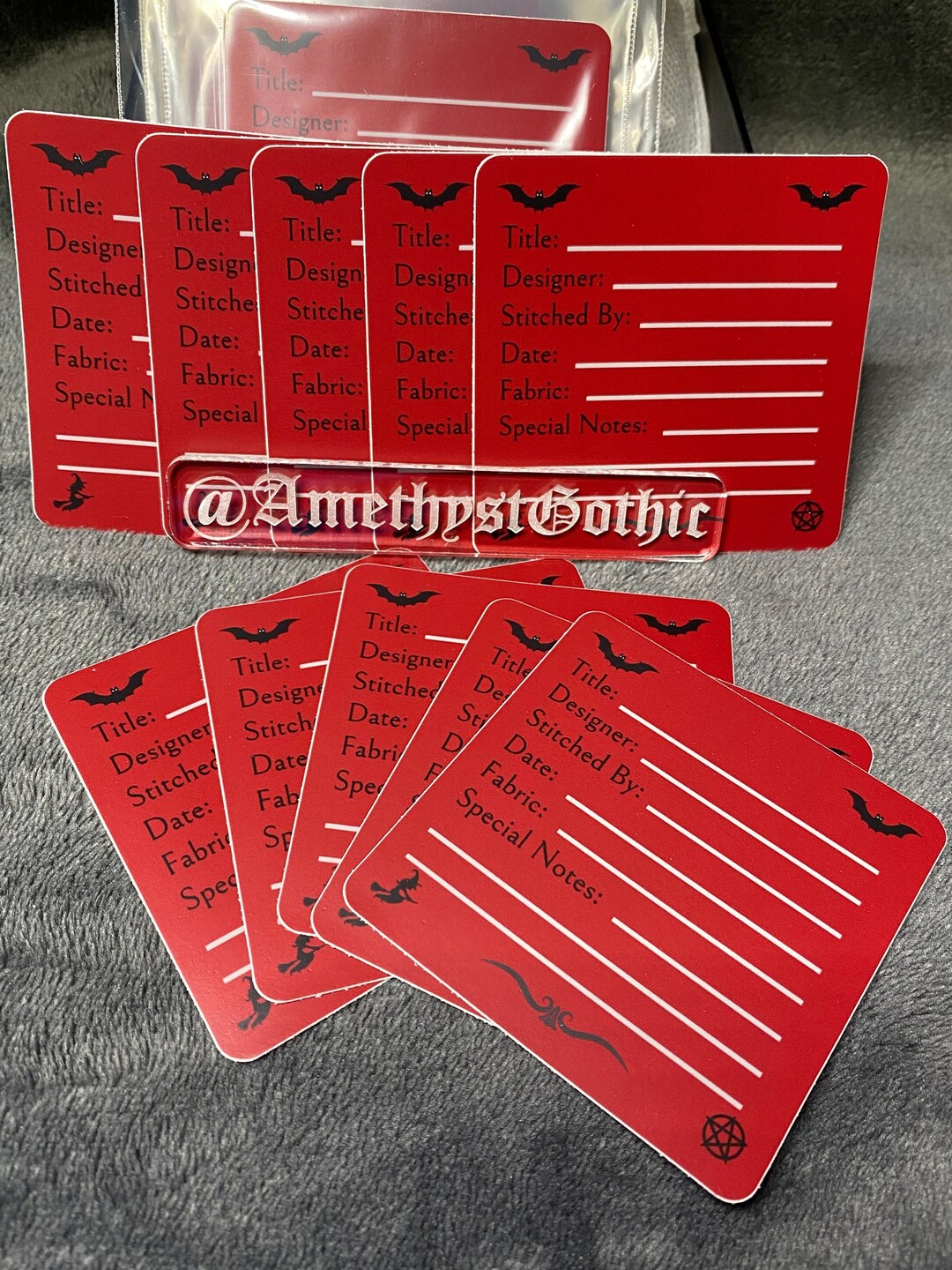 Goth Witchy Sticker Plates Set of 10description Labels for - Etsy