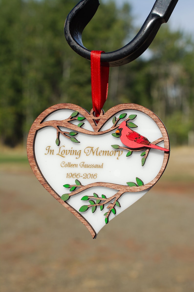 In Memorial: in Loving Memory Ornament • Personalized Christmas ...