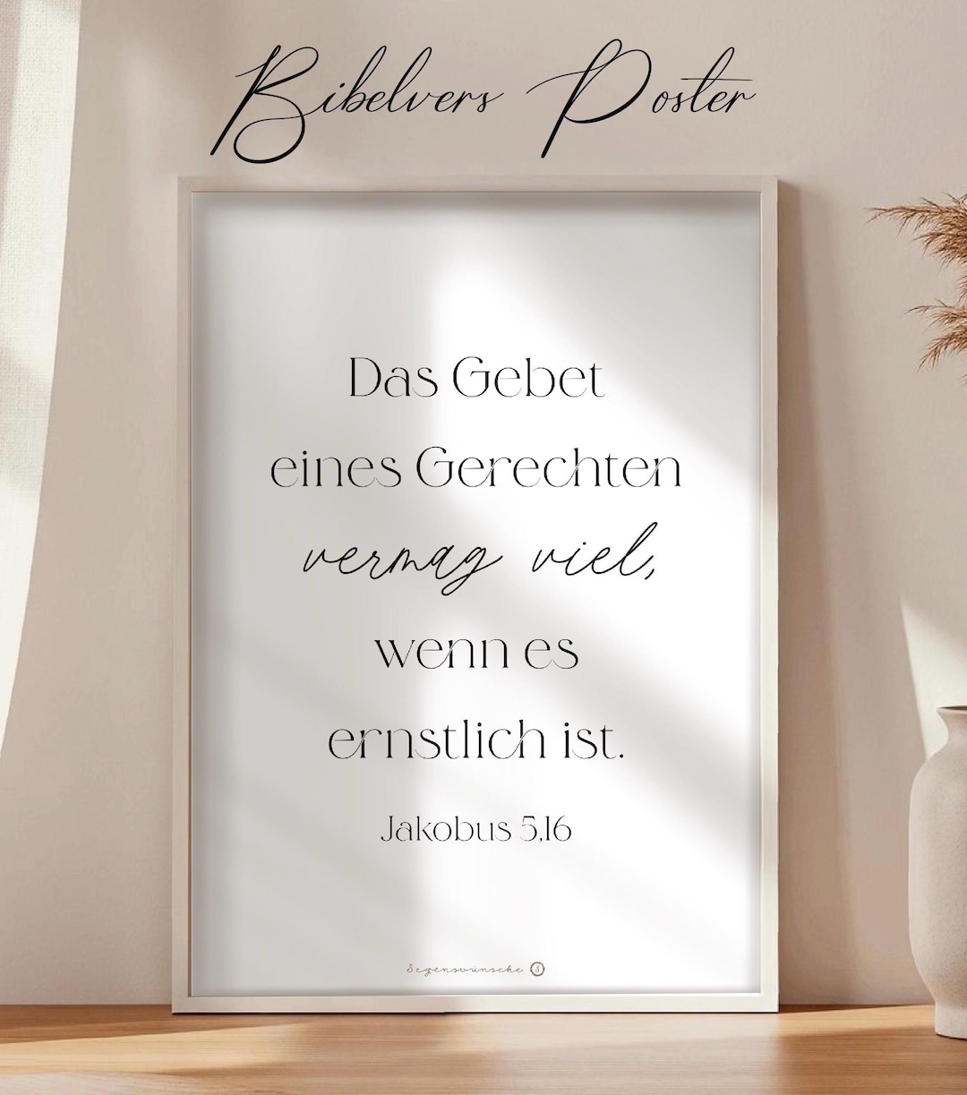 Bible Verse Poster A4, A3 Wall Decoration Rustic Loving Christian Home ...
