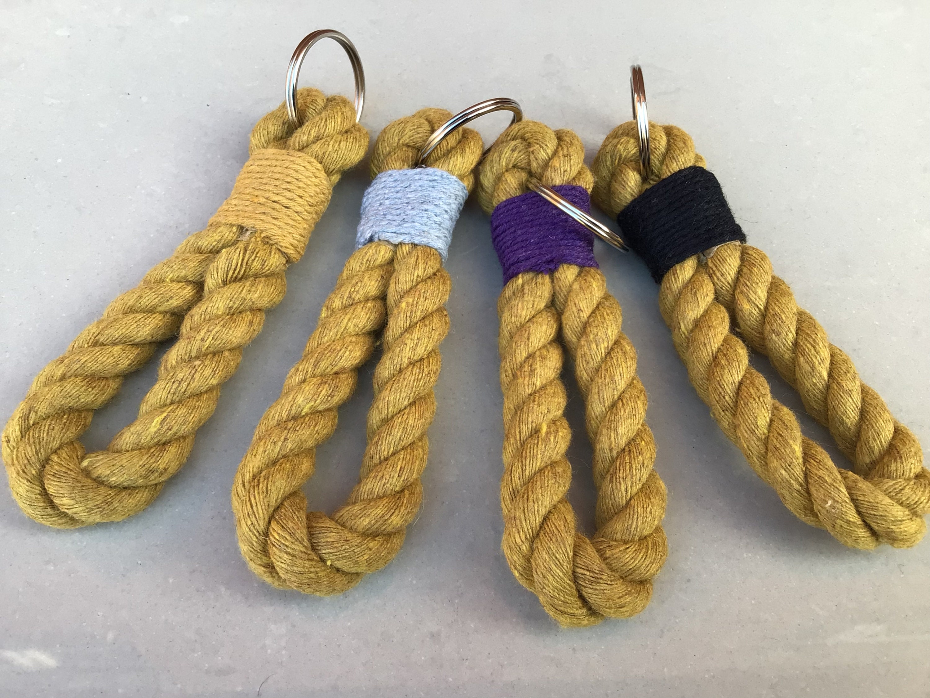 Rope Key Ring - Etsy