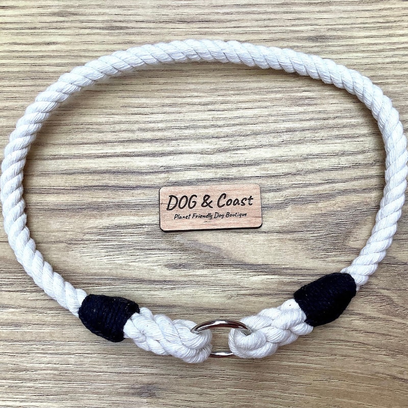Rope Dog Collar - Etsy