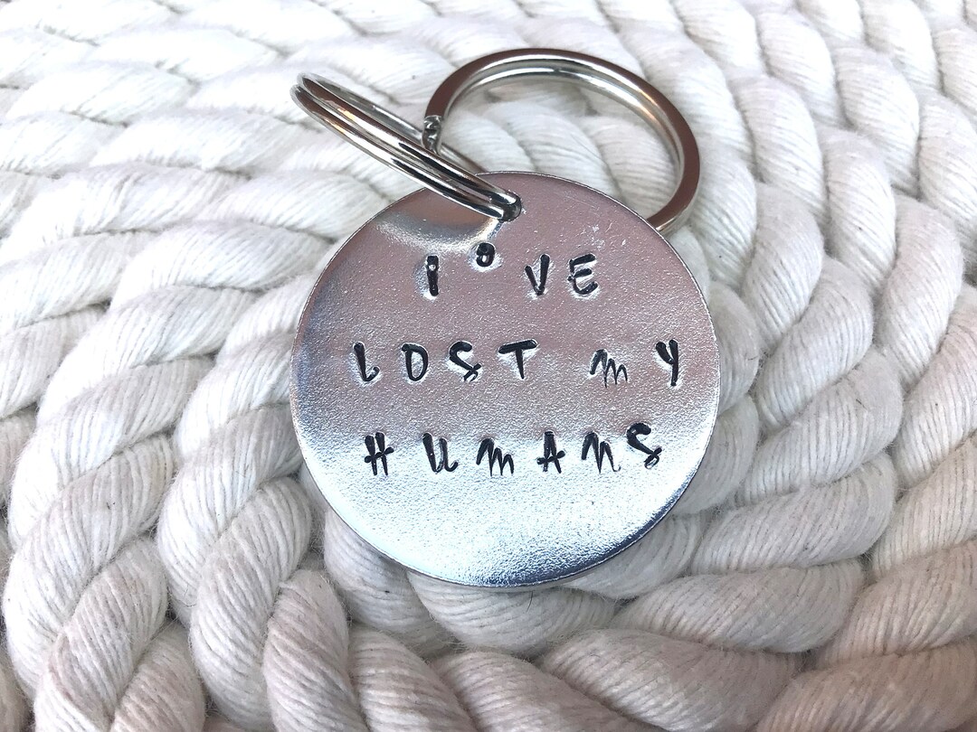 ID Dog Name Tag, Ive Lost My Humans Hand Stamped Pet Tag, Custom Dog ...