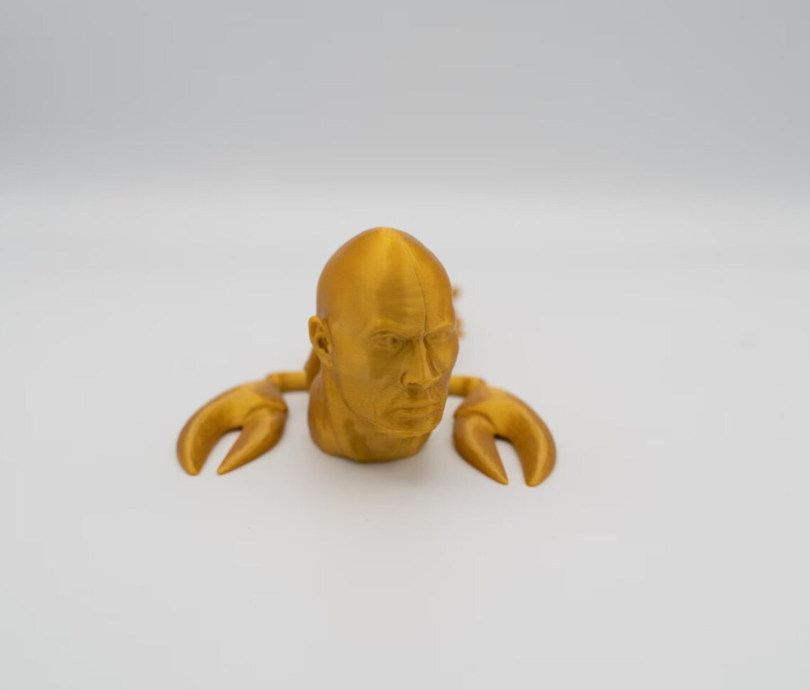 Lobster - Rock Lobster - 3d Printed - Fidget Toy | Rocktopus | the Rock ...