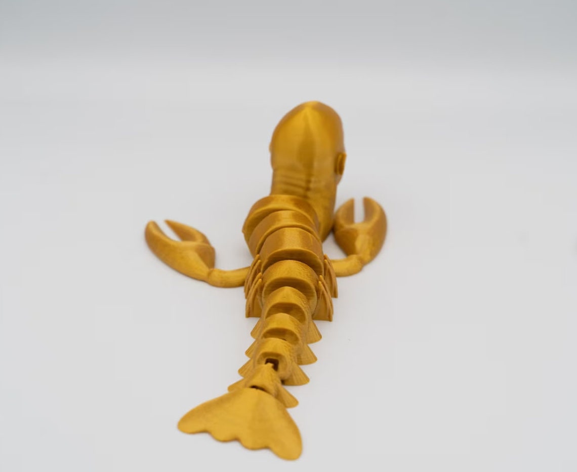 Lobster - Rock Lobster - 3d Printed - Fidget Toy | Rocktopus | the Rock ...