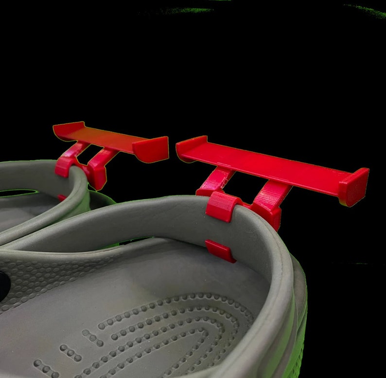 Croc Spoiler Charm, Car Spoiler for Your Crocs, Pair of Two, Glow in ...