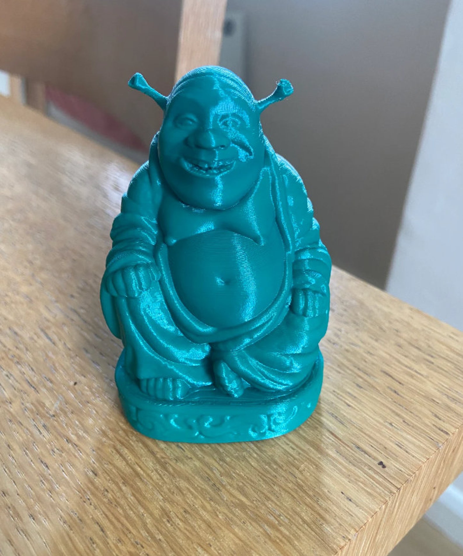 Shrek Buddha Statue 3D Print Shrek Gift Funny Happy Buddha - Etsy