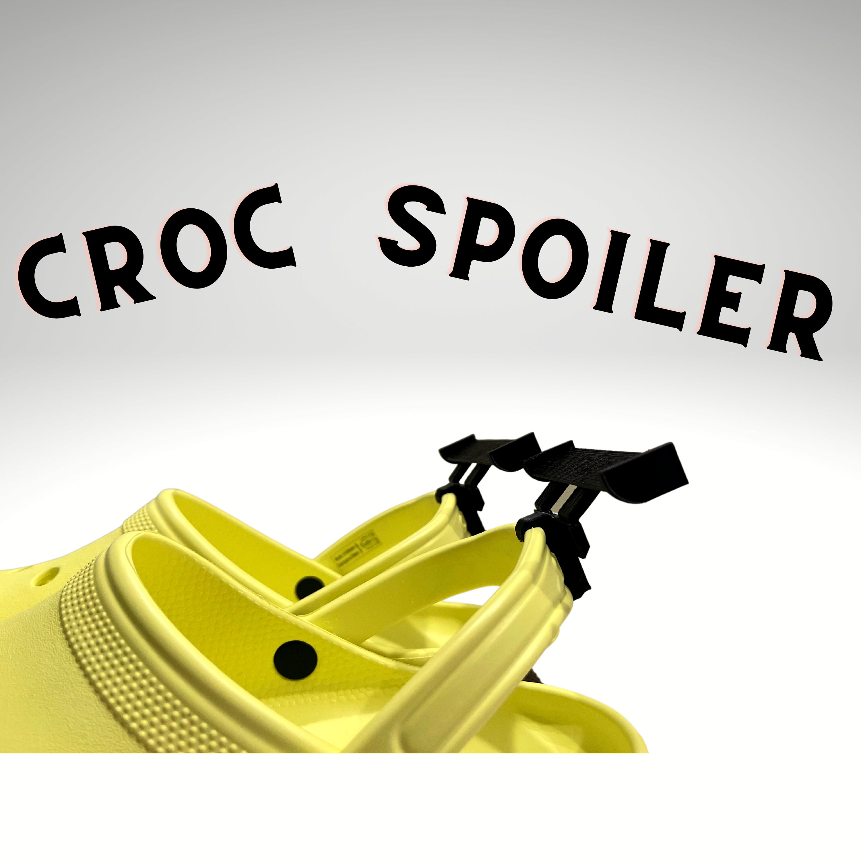 Croc Spoiler Charm, Car Spoiler for Your Crocs, Pair of Two, Glow in ...