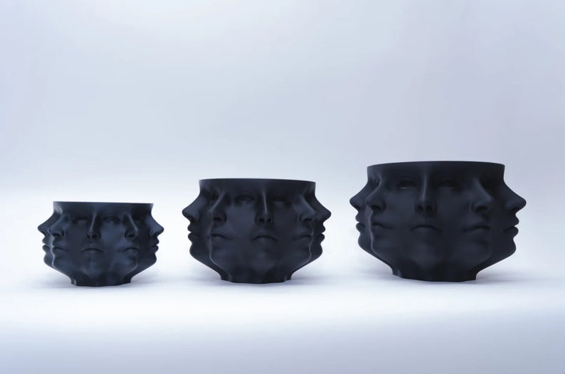 Multi Face Planter, US, Indoor Planter, Succulent Planter, Gift, Unique ...