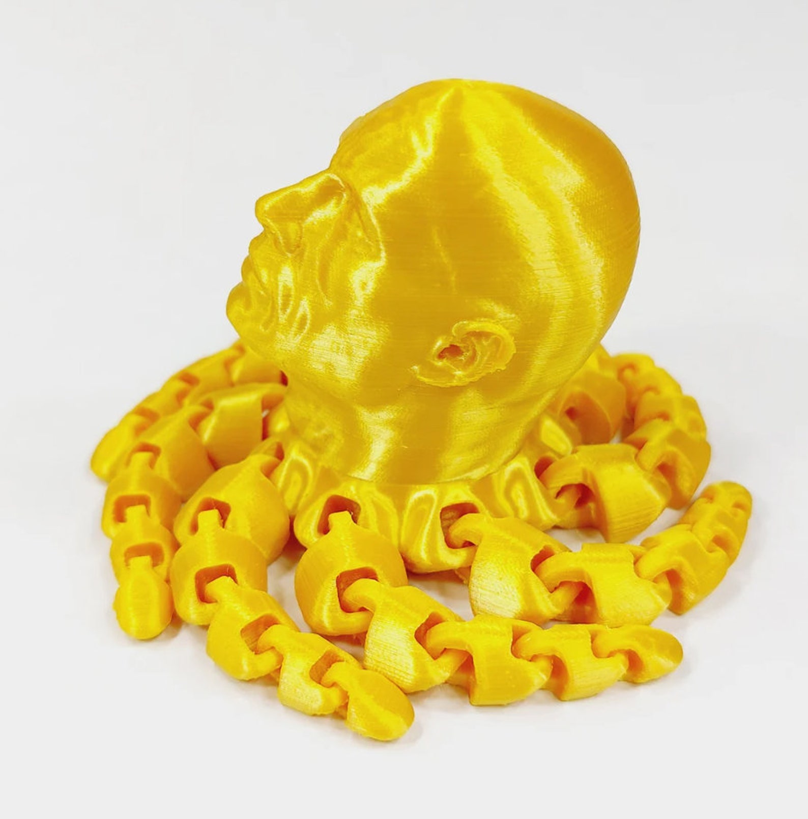 3D Printed Rocktopus, the Rock, Articulated Fidget, Dwayne Johnson ...