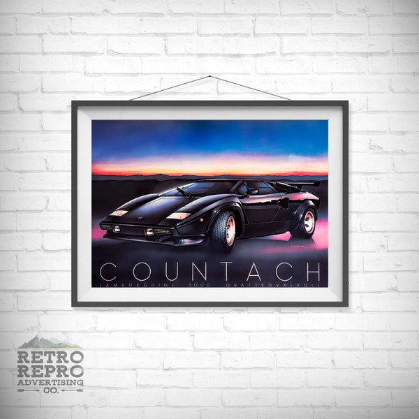 Countach Poster - Etsy