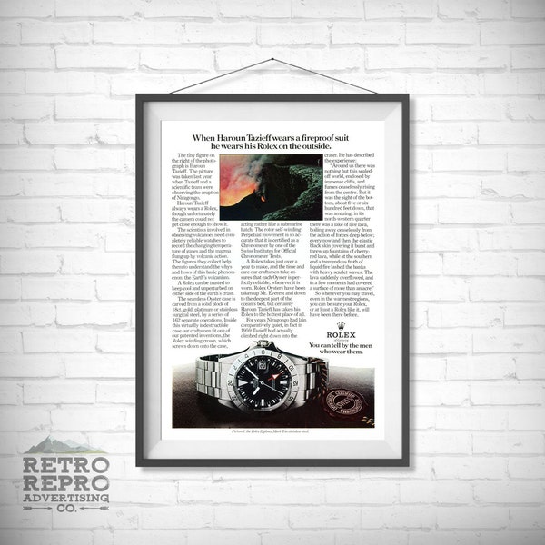 Rolex Explorer Watch Poster - Etsy