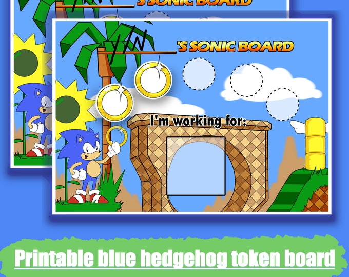 Mario and Sonic Reward Chart for Kids, Sonic the Hedgehog, Behaviour ...