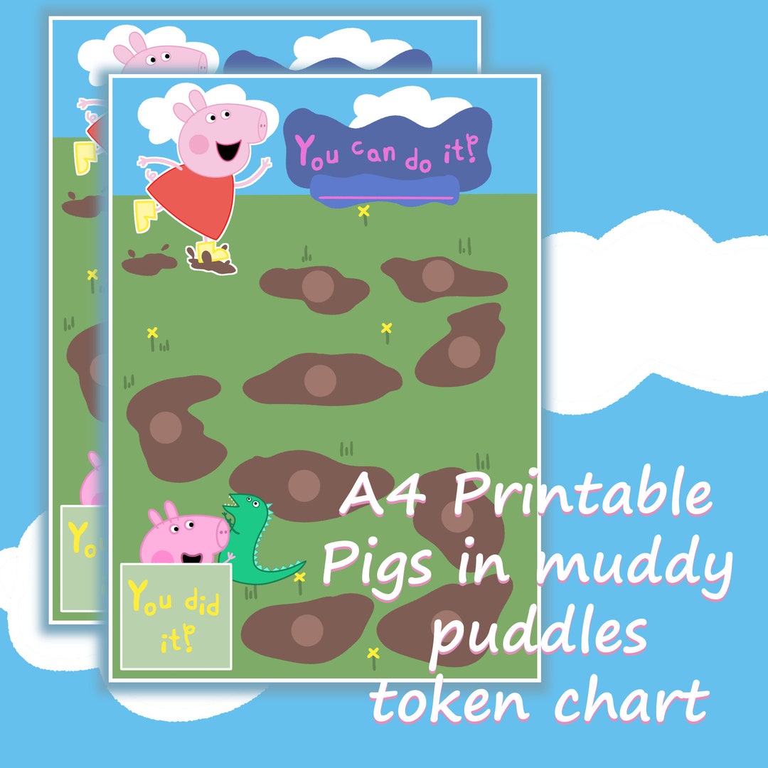 Cute/for Kids Token Reward Chart / Token Board / Pig Token Board ...