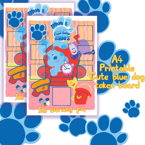 Bluey Token Board - Etsy