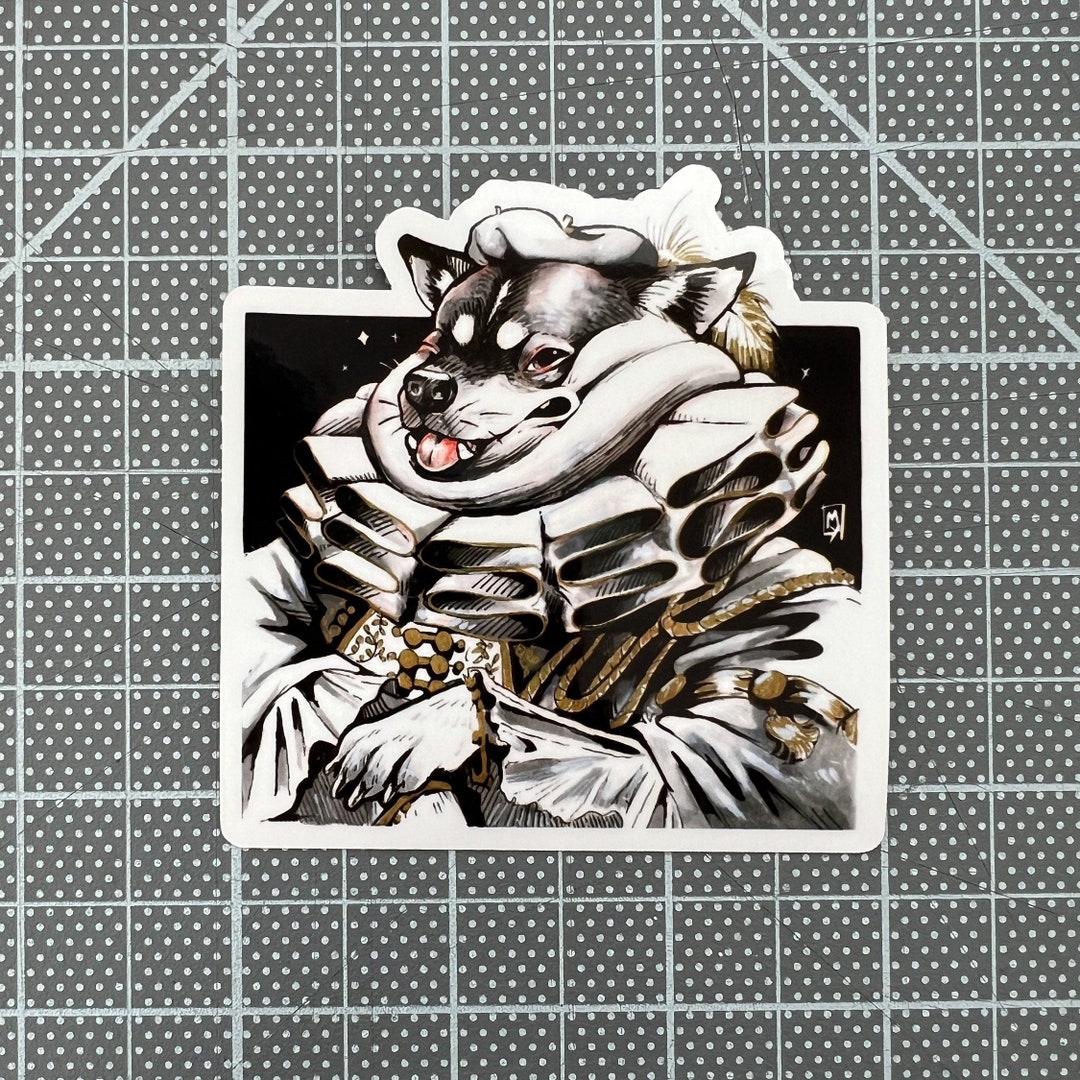 Fancy Boy Shiba Sticker, Doge, Shiba Inu, - Etsy