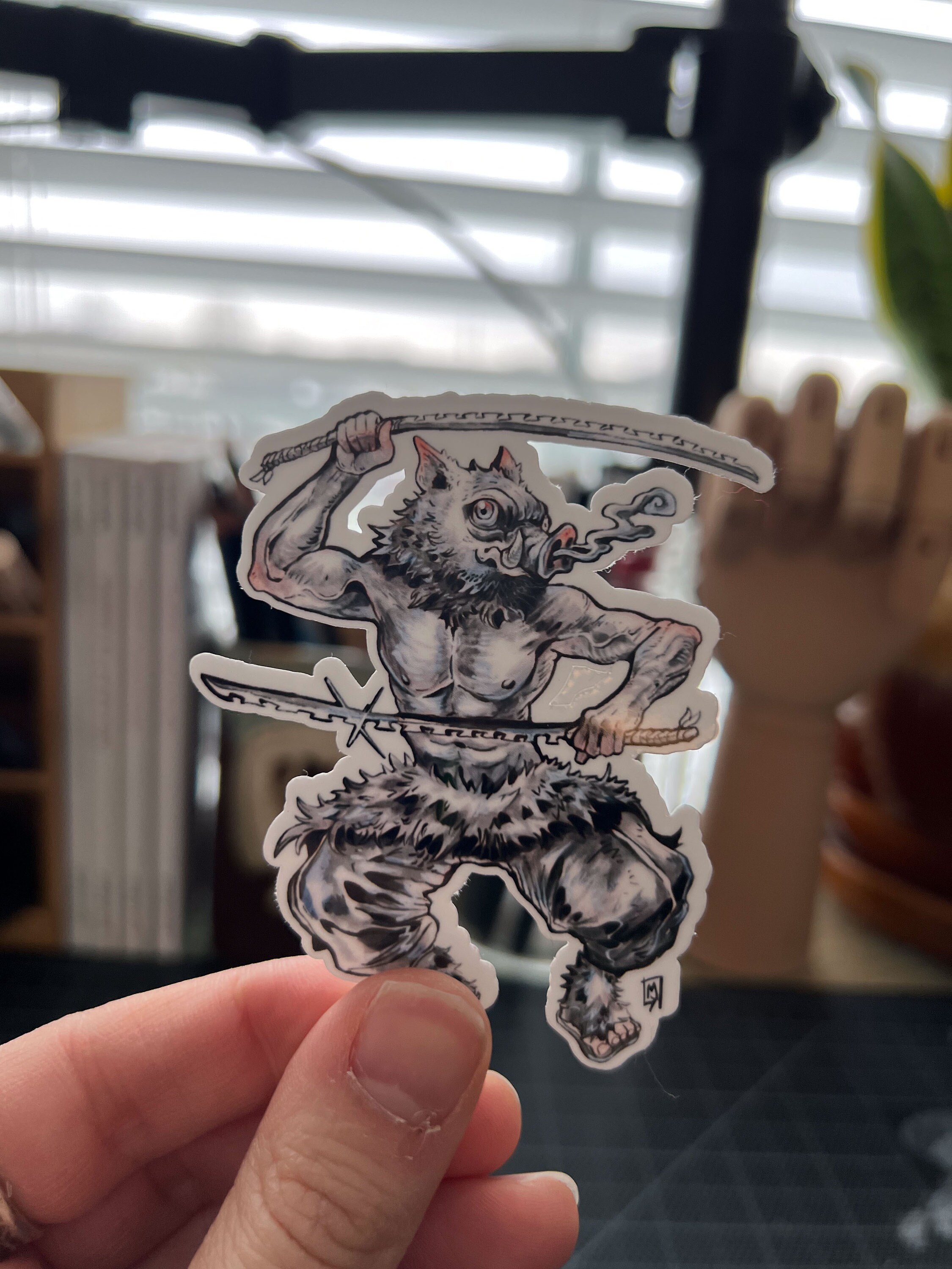 Inosuke, Demon Slayer Sticker - Etsy