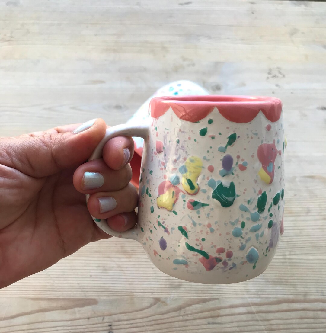 Handmade Ceramic Mug,art Mug,kitchen Gift,handmade Pottery Mug,home ...