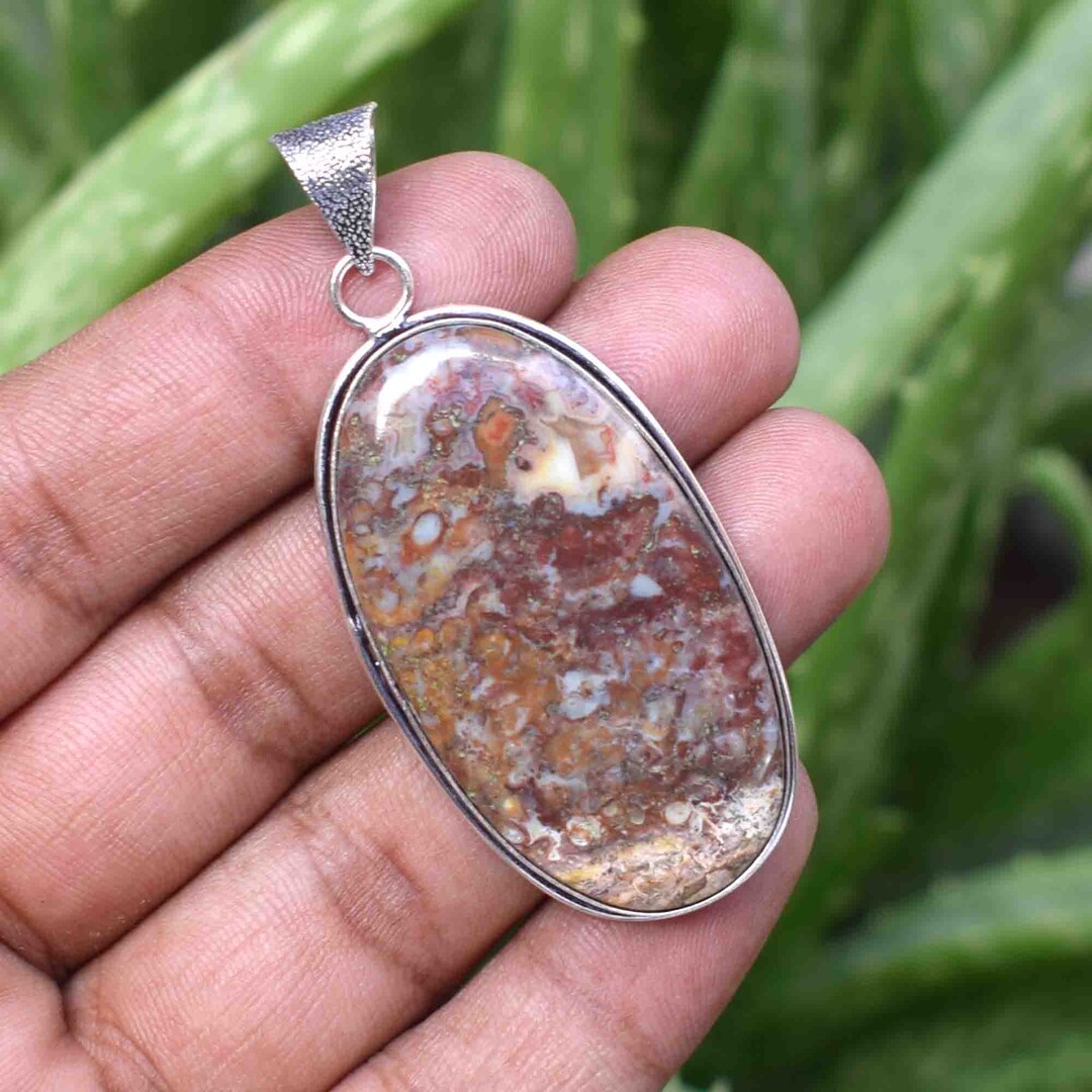Natural Seam Agate Pendant, Unique Pendant, Wholesale Gemstone Pendant ...