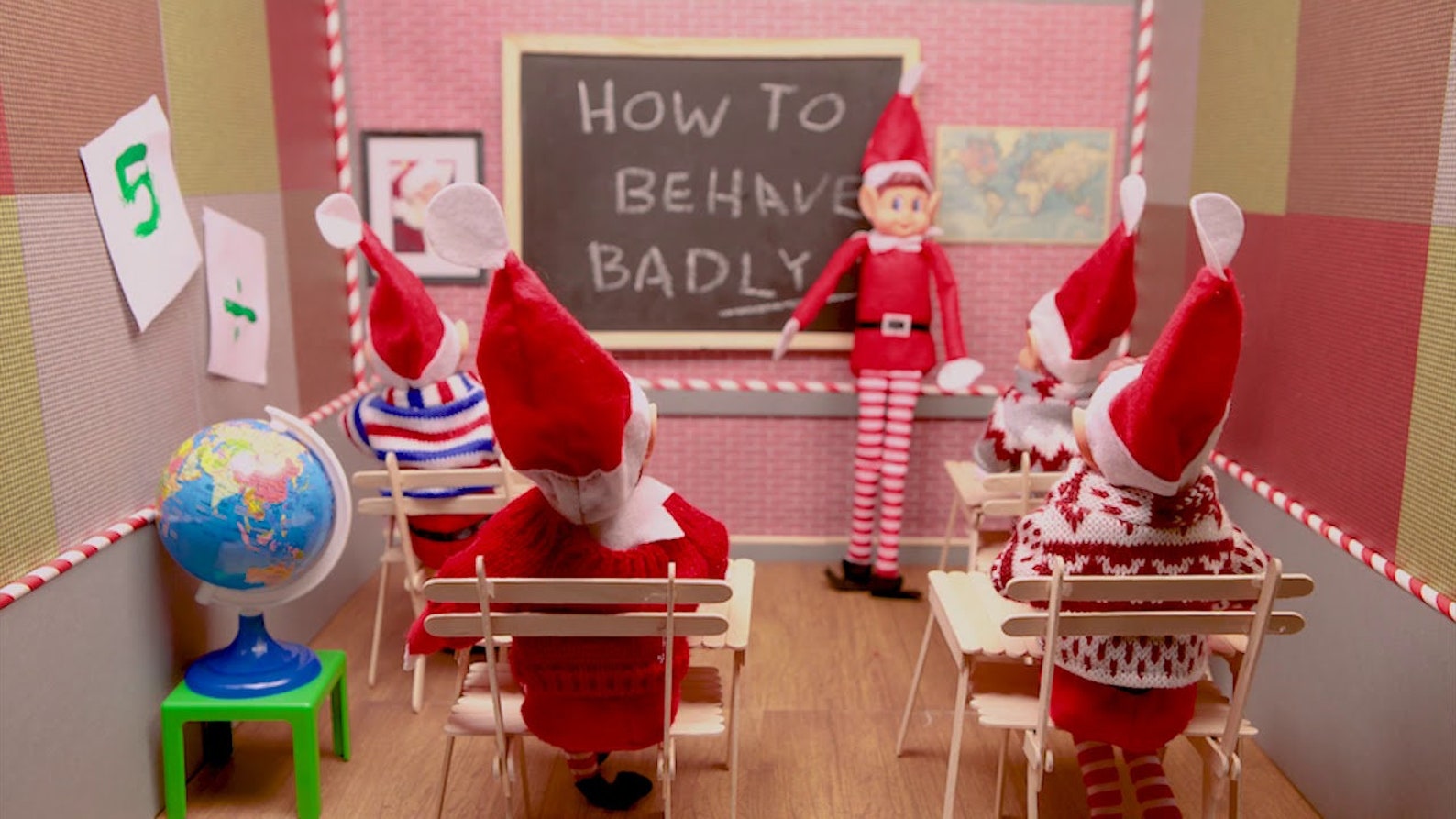 Bad Elfs Elf Behaving Badly Christmas Tree Decoration - Etsy UK