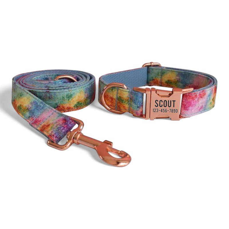 Colorful Dog Collar - Etsy