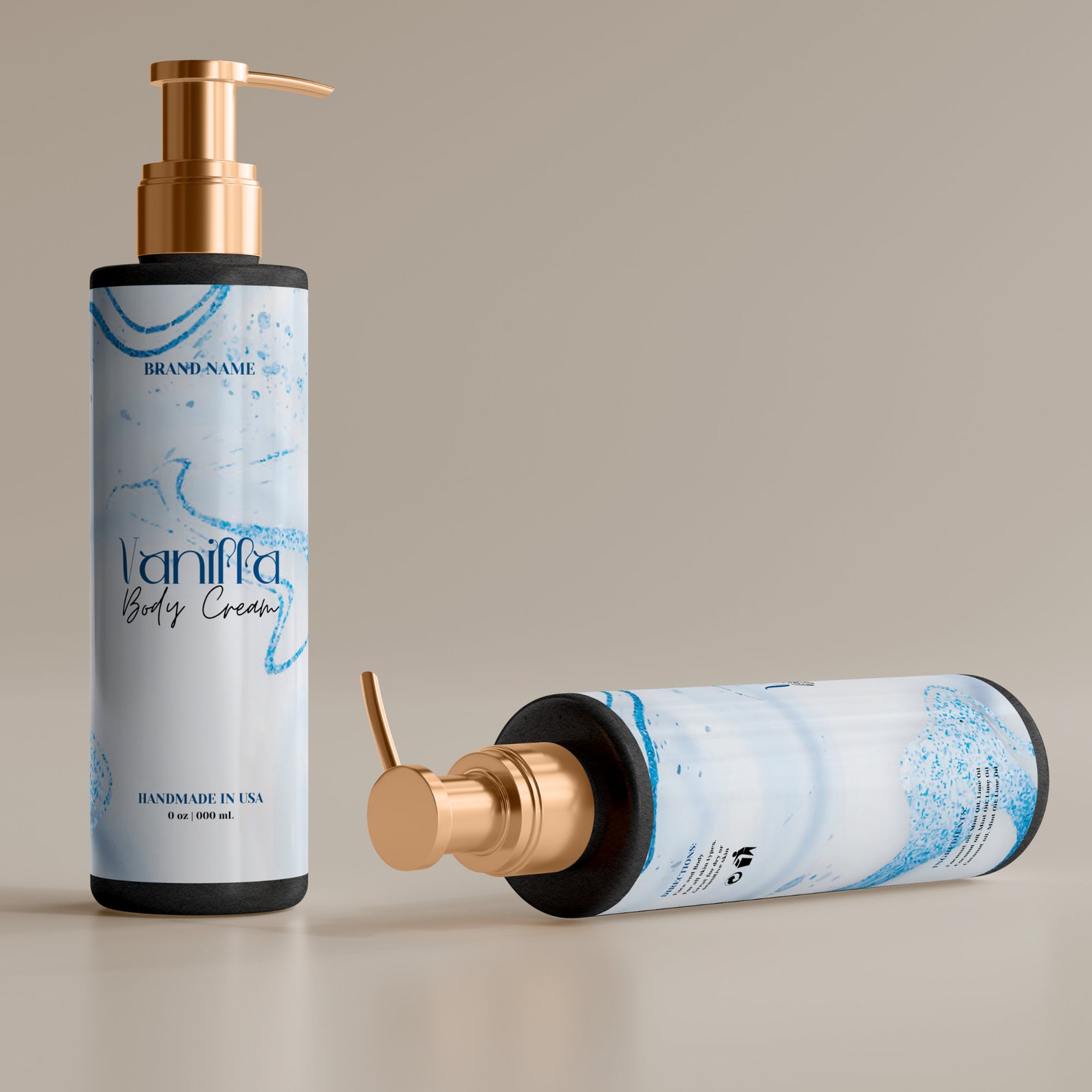 Editable Product Label Template | INSTANT DOWNLOAD | Beauty Product ...