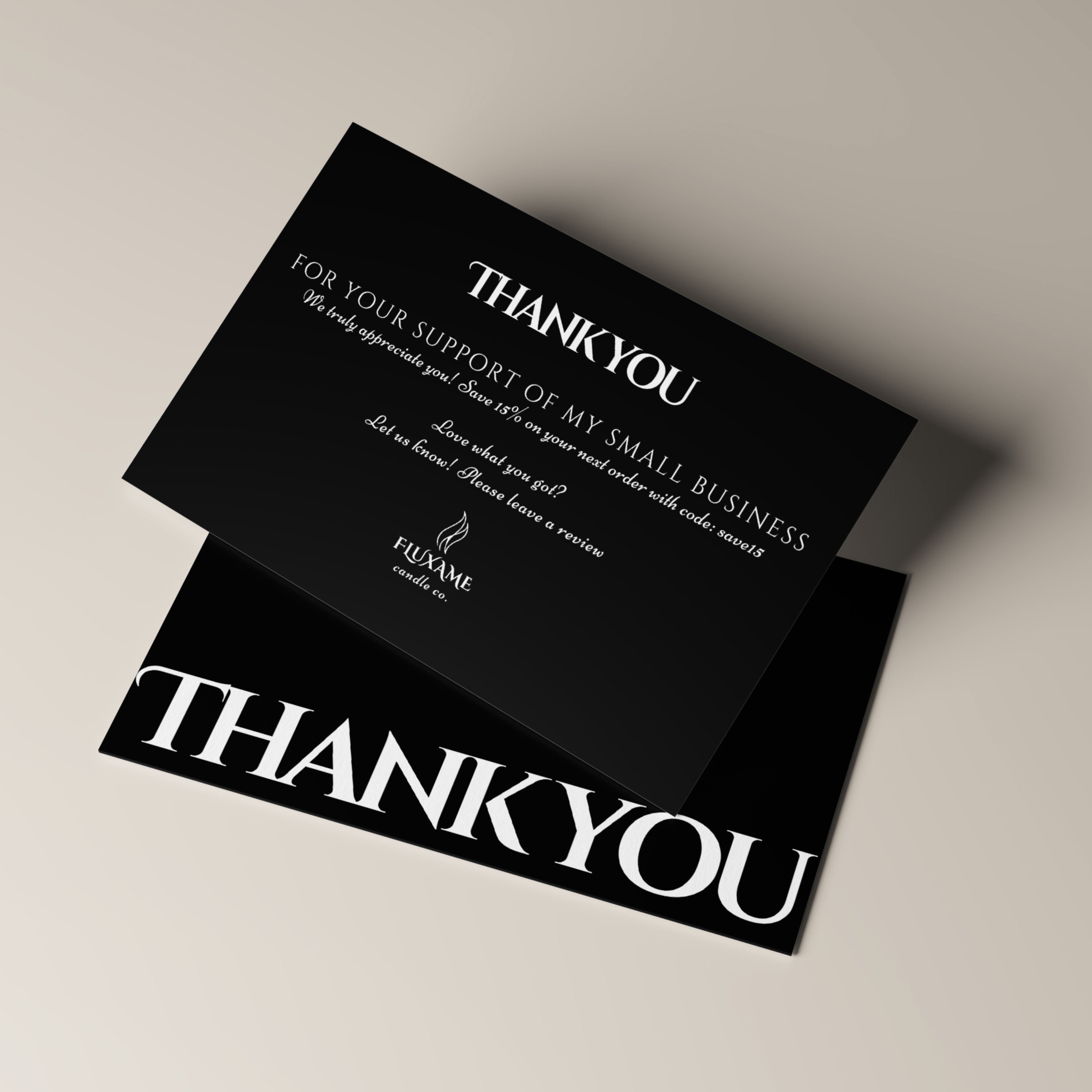 Customized Thank You Cards, Thank You Cards Business, Client Thank You ...