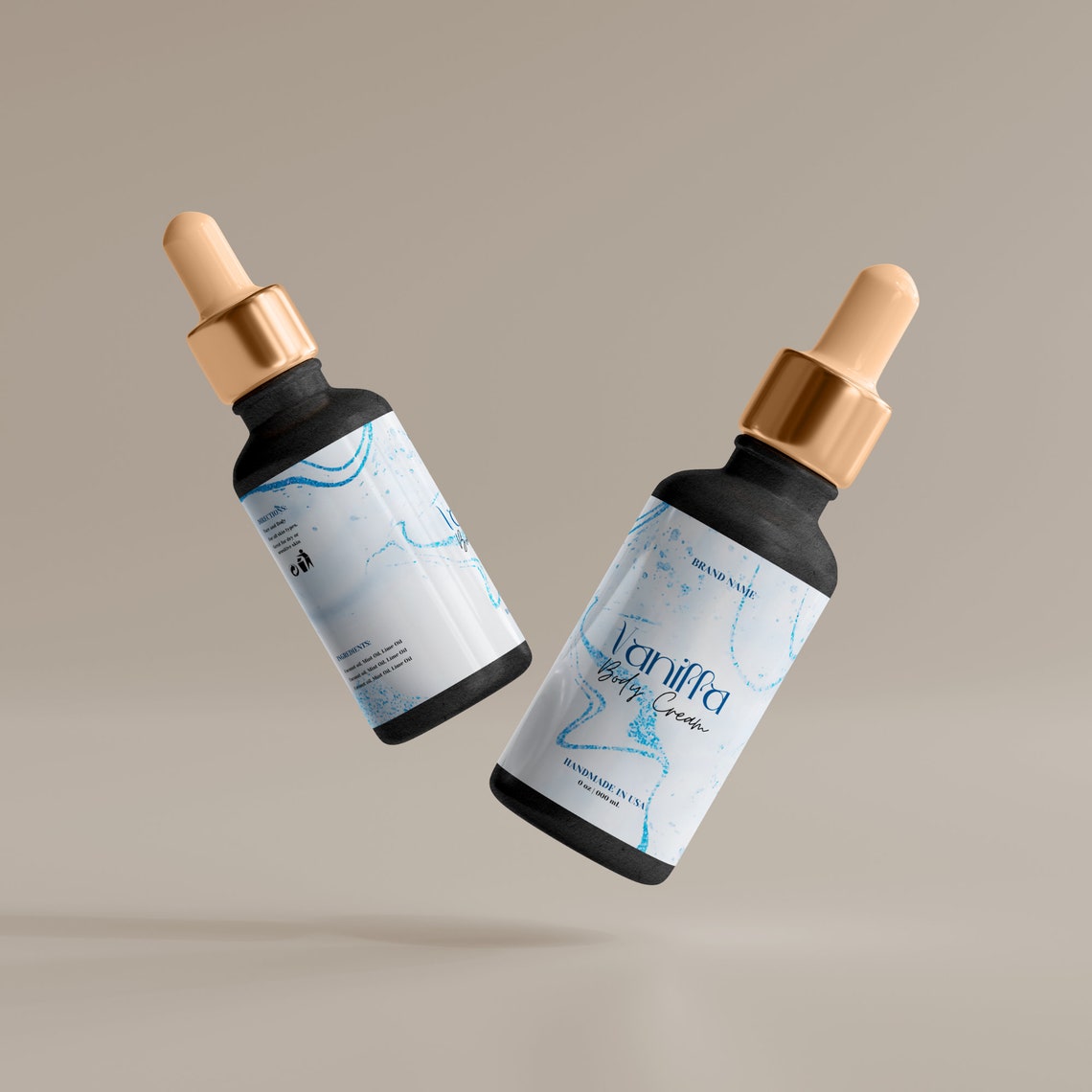 Editable Product Label Template INSTANT DOWNLOAD Beauty - Etsy
