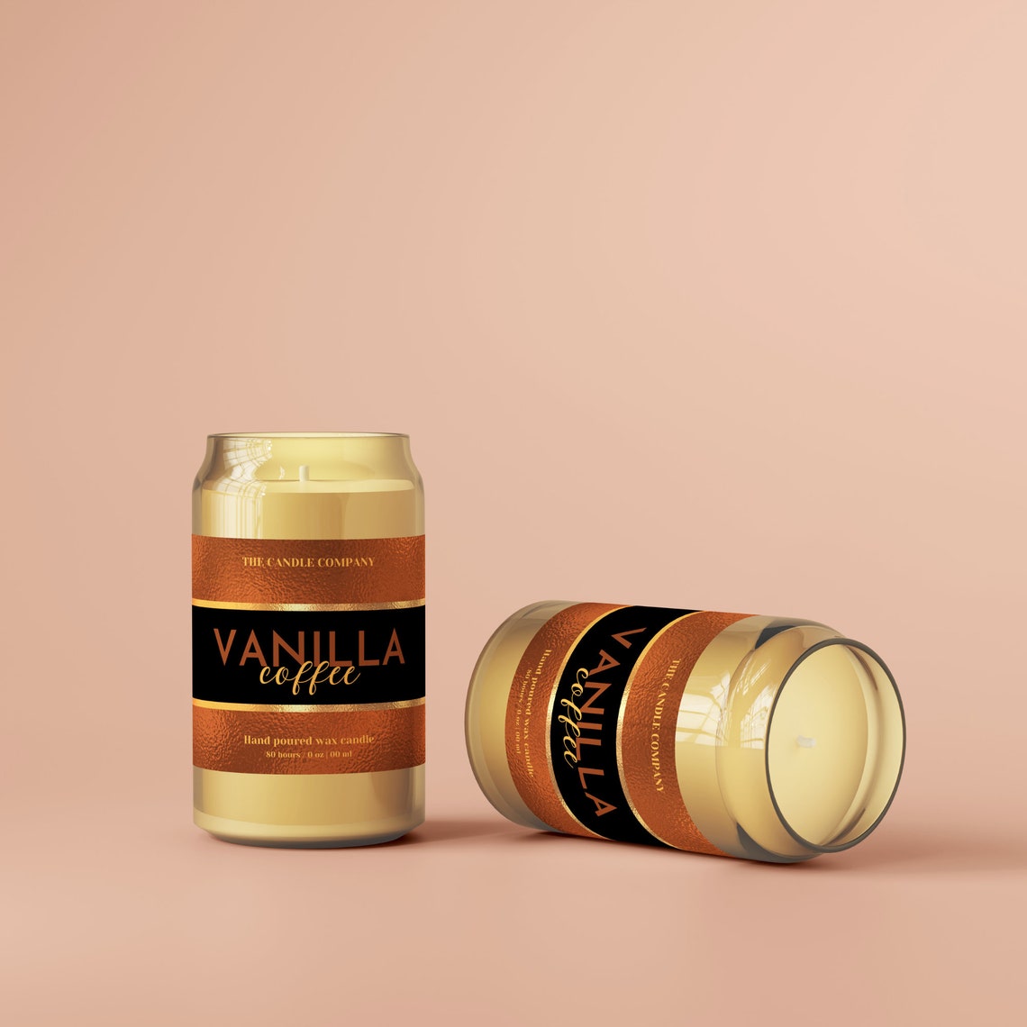 Luxury Custom Scented Candle Label Template Personalized - Etsy