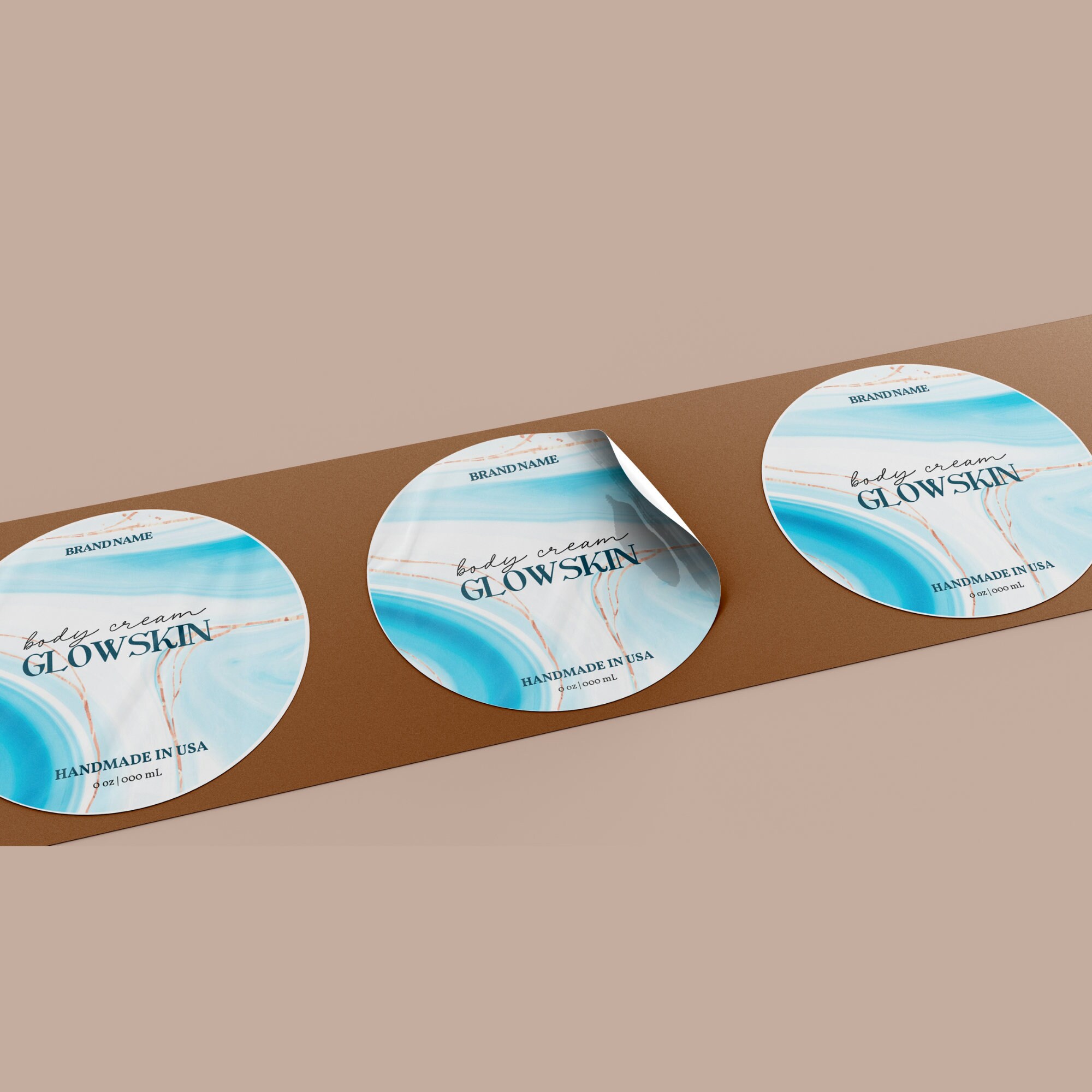 Custom Labels Skincare Template | Custom Packaging Labels | Cosmetic ...