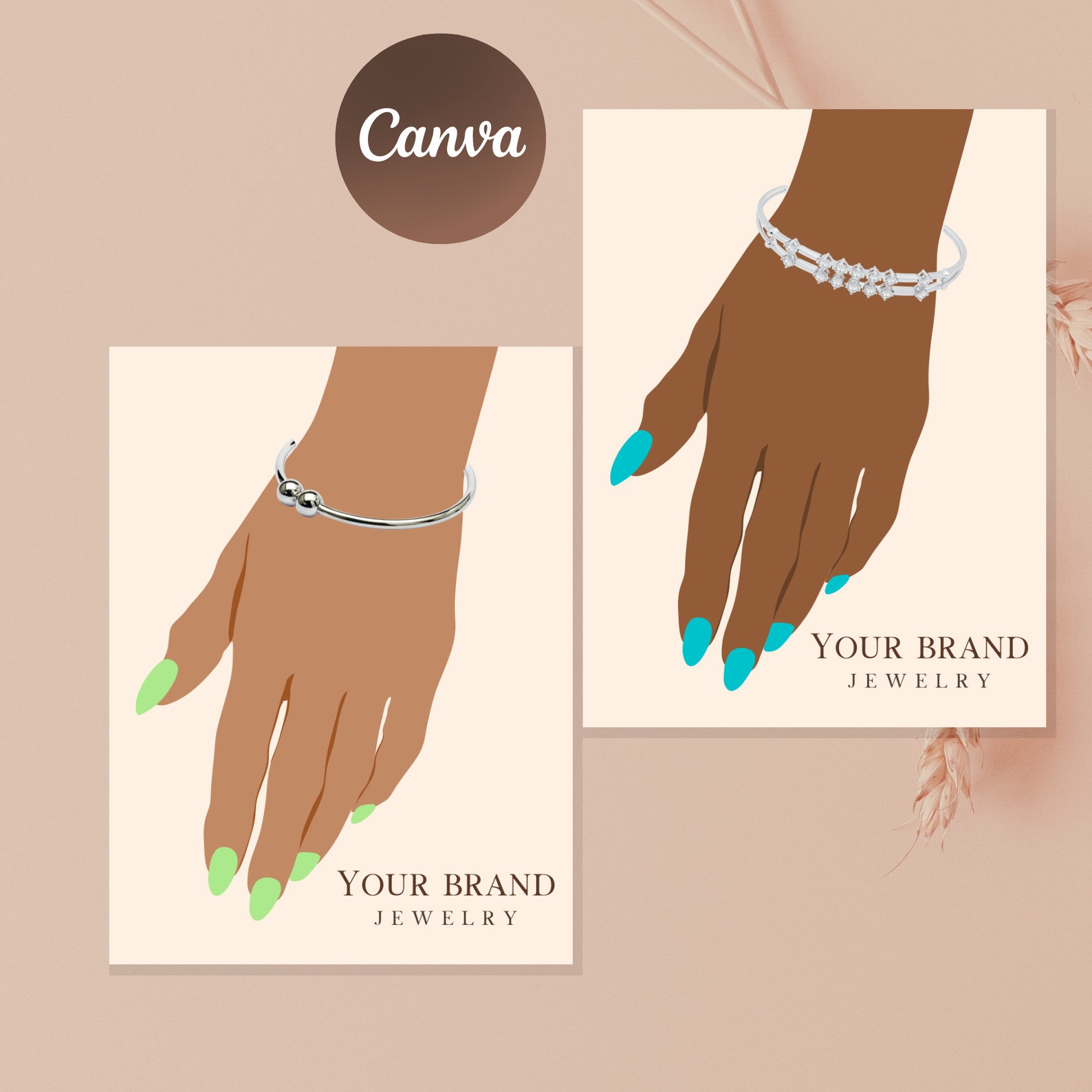 Hand Bracelet Card Display Bracelet Packaging Mini Brands - Etsy