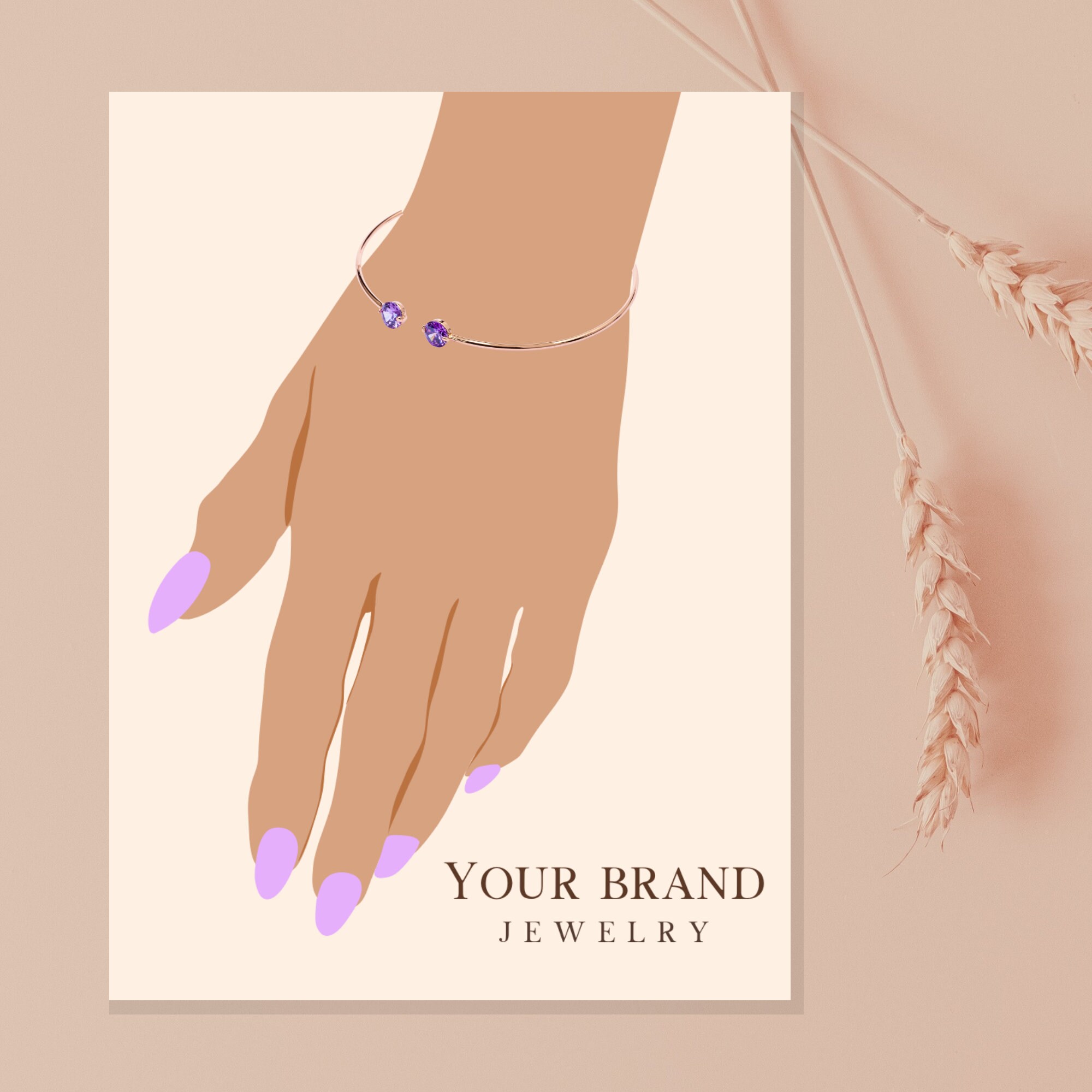 Hand Bracelet Card Display Bracelet Packaging Mini Brands - Etsy