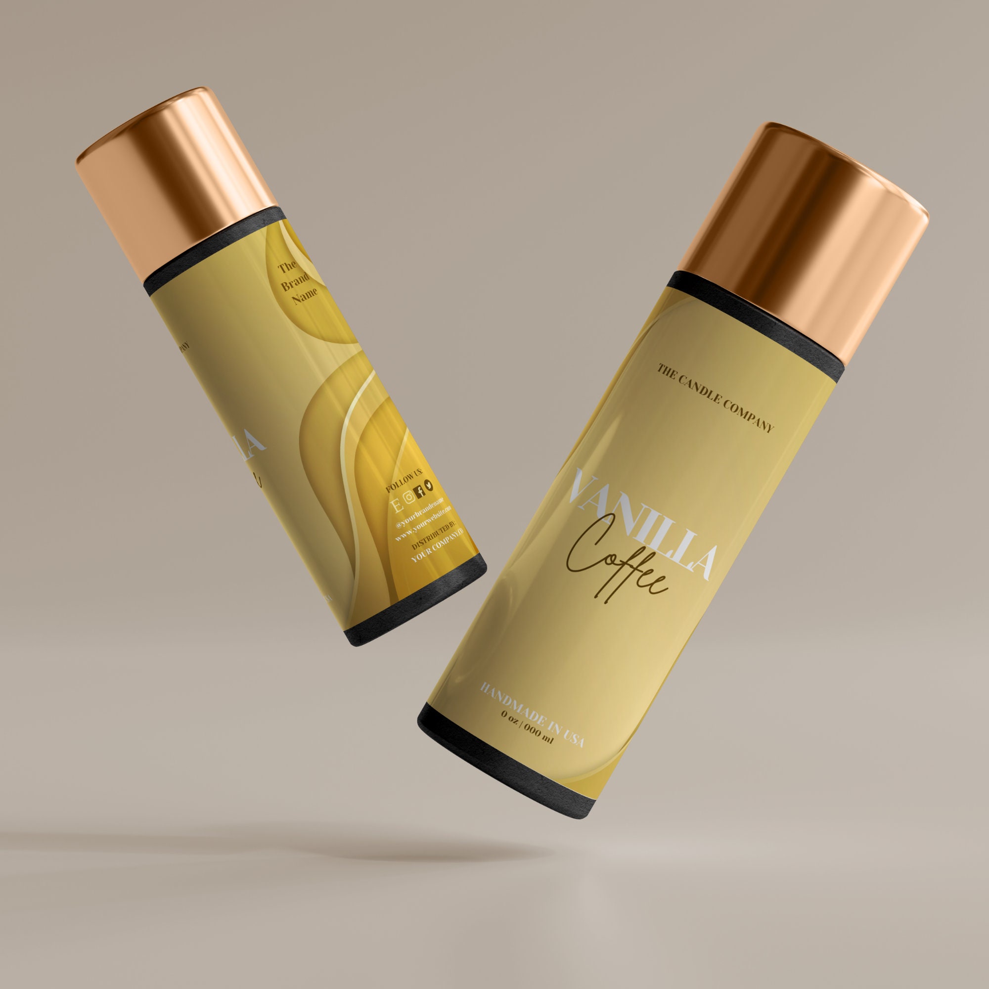 Custom Labels for Cosmetic Bottles Beauty Product Label Packaging ...