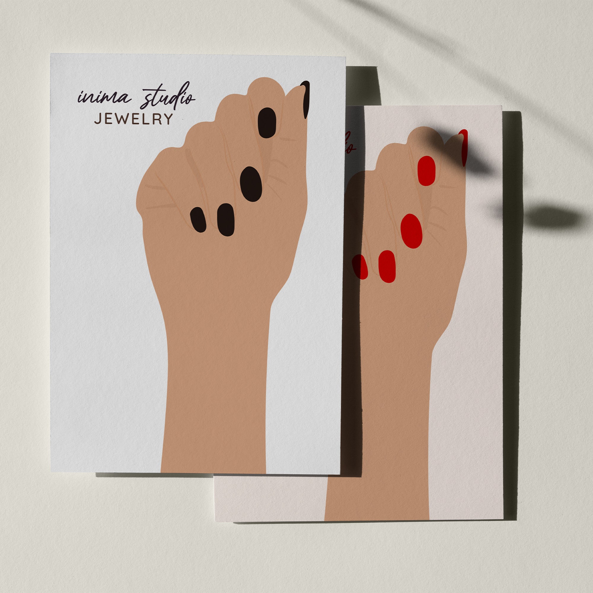 Bracelet Display Card, Bracelet Packaging, Bracelet Card Template ...