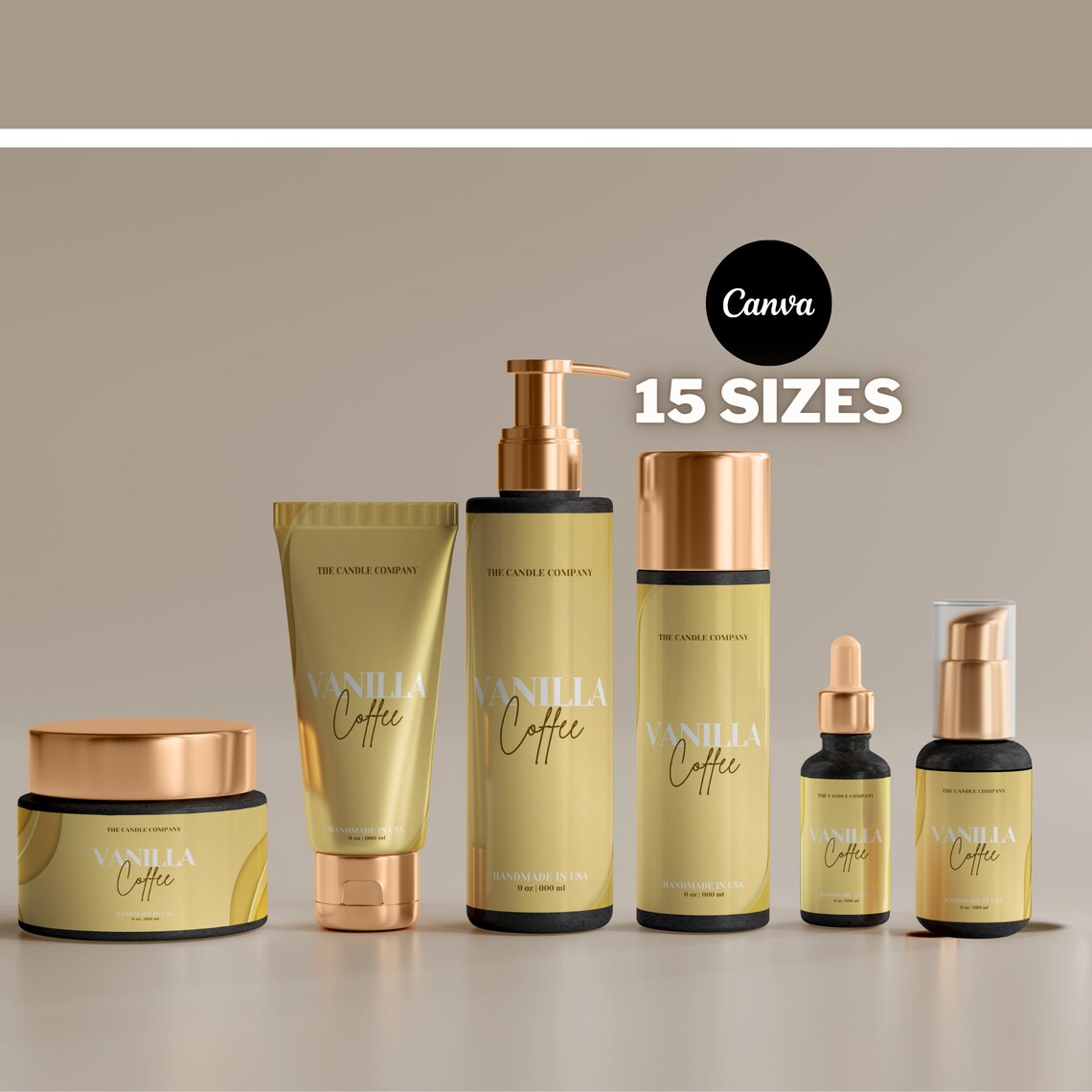 Custom Labels for Cosmetic Bottles Beauty Product Label Packaging ...