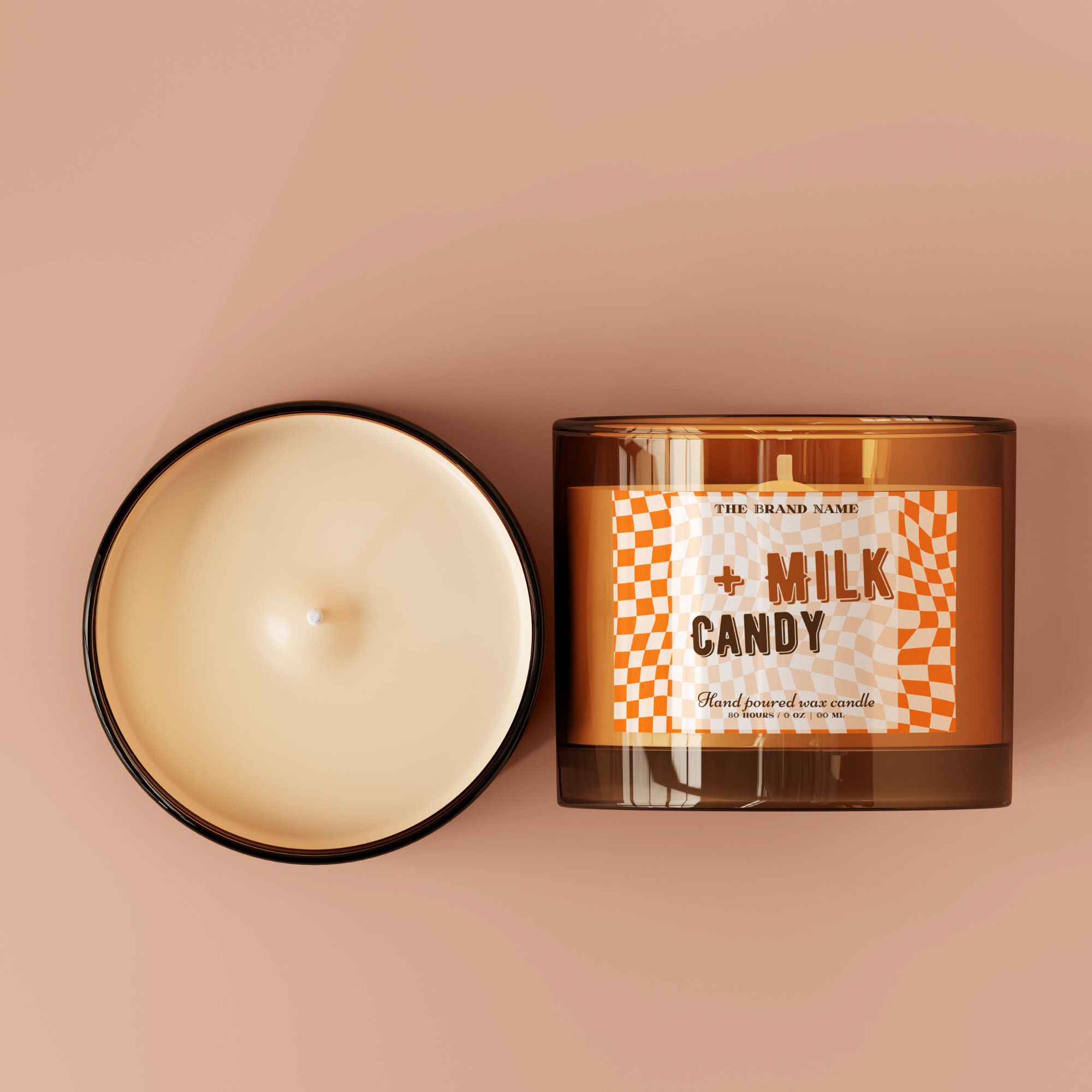 Modern Custom Scented Candle Label Template Personalized - Etsy