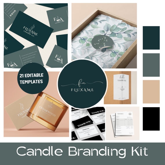 Editable Candle Label Business Bundle Luxury Candle Label - Etsy