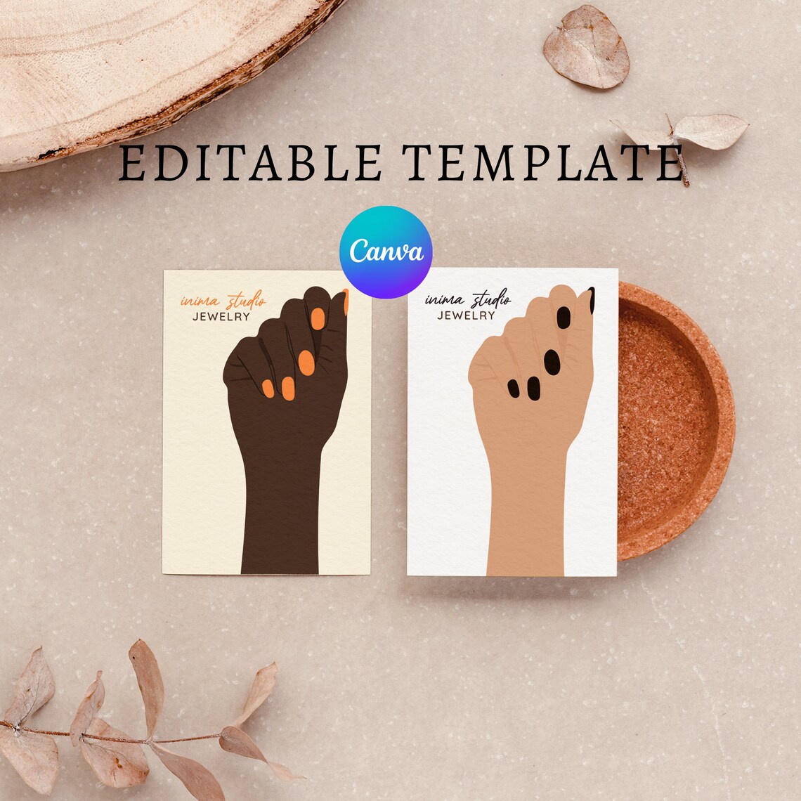 Bracelet Display Card, Bracelet Packaging, Bracelet Card Template ...